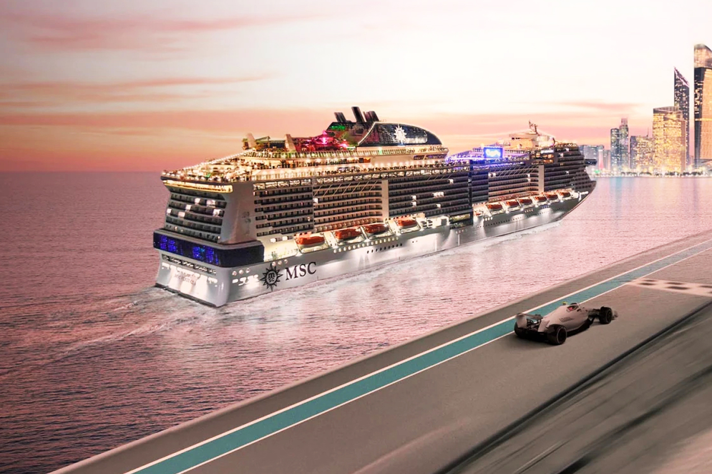 MSC Cruceros patrocinador del Gran Premio de Formula 1 - Thebrandsoup.com